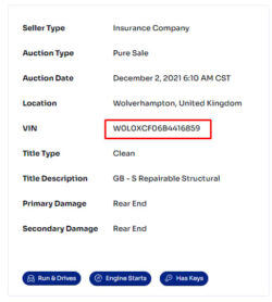 Logbook Check - Perform V5C Check In the UK