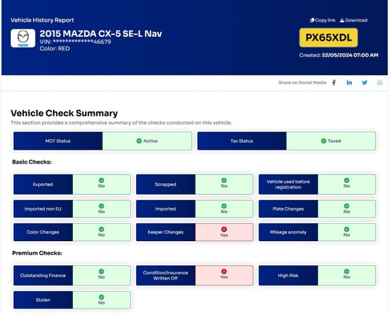 VIN Check - Free Vehicle History & Car Number Lookup