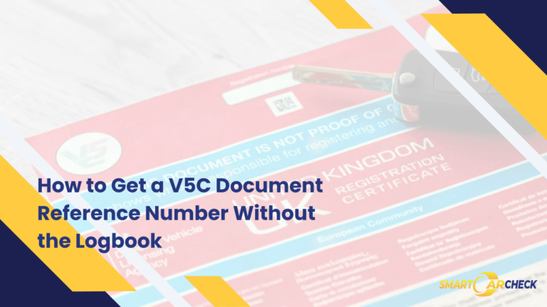 Find the V5C Document Reference Number Without the Logbook