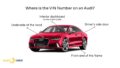 Audi VIN Decoder – Decode Specs, History & More